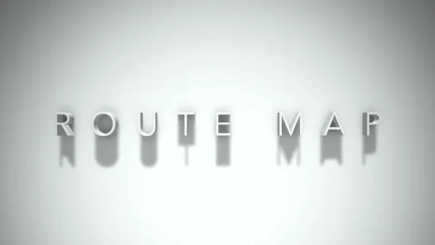 Route Map Animation Stock Footage ~ Royalty Free Stock Videos | Pond5