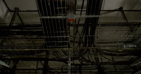 Routing of the cables at the factory on ... | Stock Video | Pond5