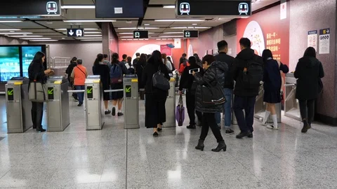 Mtr Turnstile Stock Footage ~ Royalty Free Stock Videos | Pond5