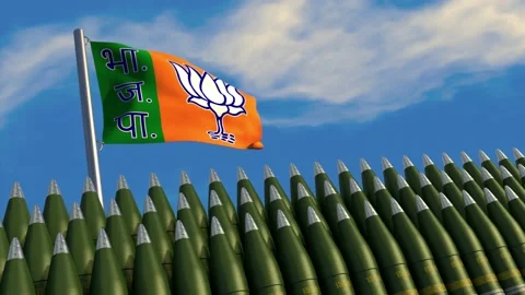 Rows of ammunition in front of Indian Bh... | Stock Video | Pond5