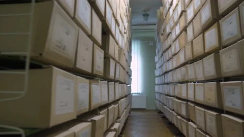 Archive Boxes Stock Footage ~ Royalty Free Stock Videos | Pond5