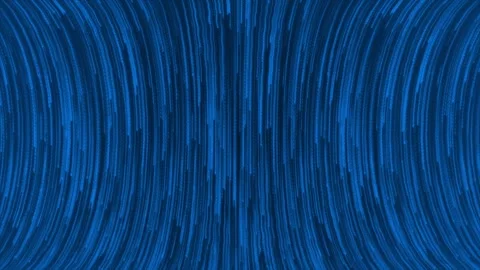 royal blue color 3D falling particle rai... | Stock Video | Pond5