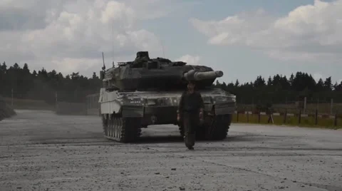 Royal Danish Army Leopard 2 tanks at Gra... | Stock Video | Pond5