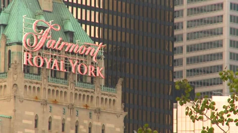 Royal York hotel, signage | Stock Video | Pond5