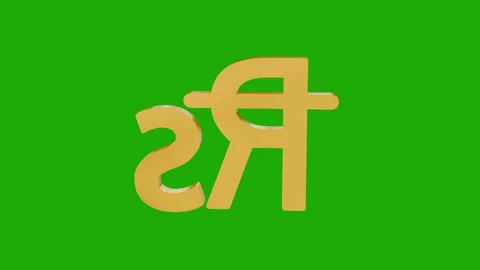 Rs 3D Pakistan Currency Symbol icon loop... | Stock Video | Pond5