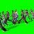 Group of Zombies Walks Green Screen Back... | Stock Video | Pond5