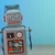 Robot android look back. Realistic loope... | Stock Video | Pond5
