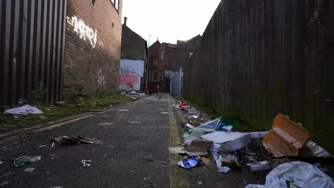 Dirty Back Alley Stock Video Footage | Royalty Free Dirty Back Alley ...