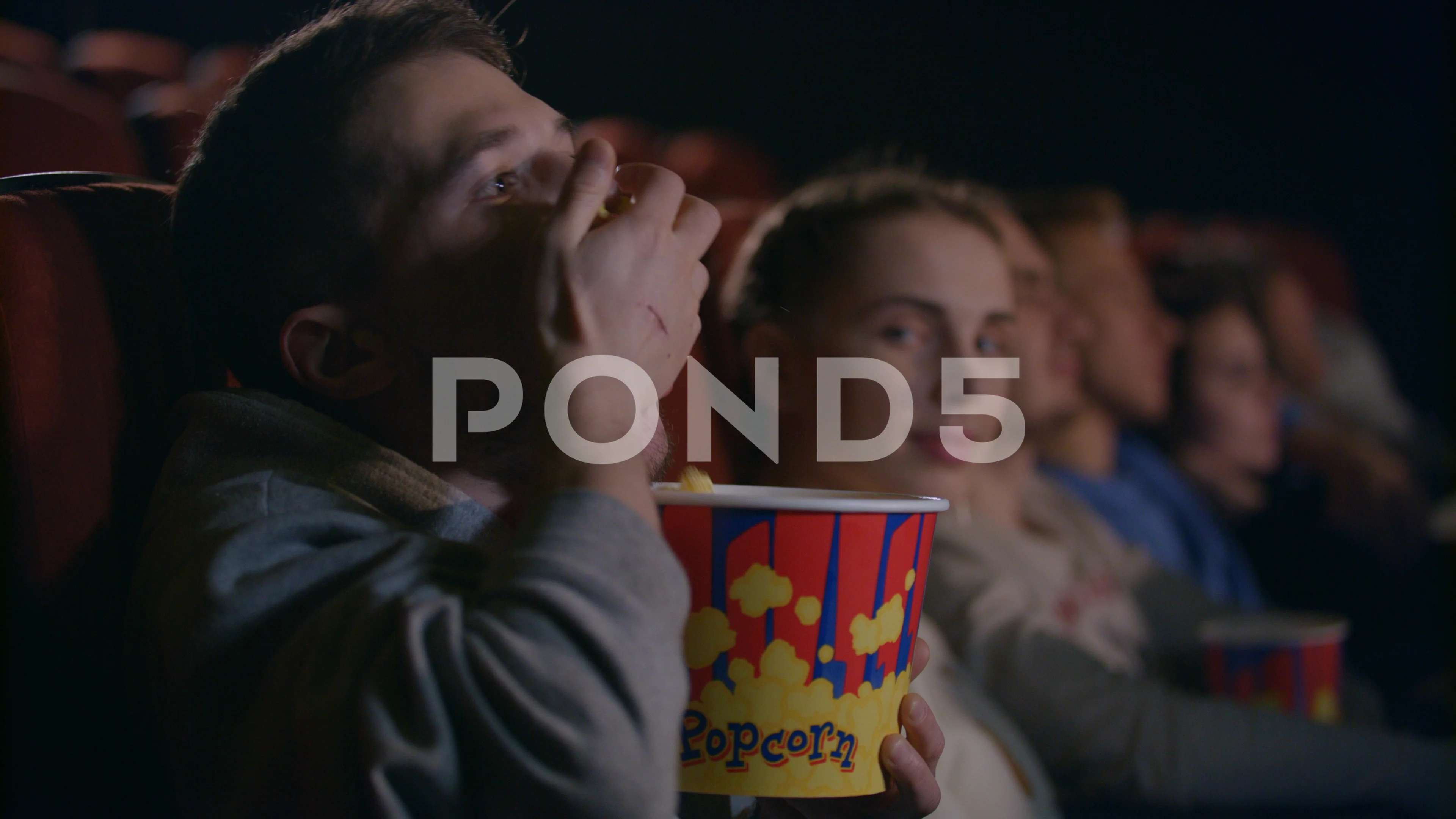 Eating Popcorn Cinema