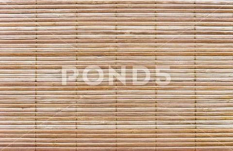 Rug of wooden slats. Background and texture of wooden mat. ~ Hi Res ...