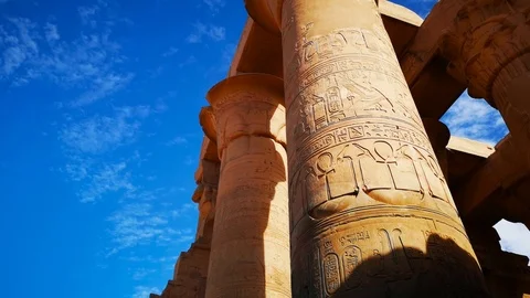 The ruins of the ancient temple of Sebek... | Stock Video | Pond5