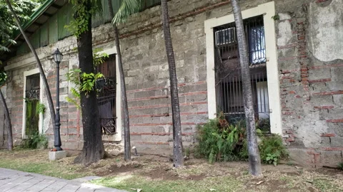 Run down looking building that is isolat... | Stock Video | Pond5