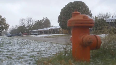 Run down neighborhood fire hydrant in th... | Stock Video | Pond5