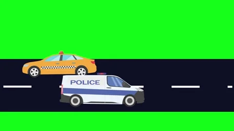 Running cars on the road, cartoon animat... | Stock Video | Pond5