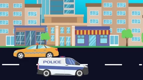 Running cars on the road in the the city... | Stock Video | Pond5