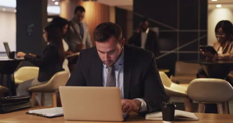 Running through his notes before he head... | Stock Video | Pond5