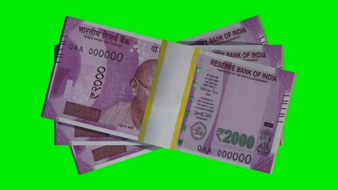 Rupees Green Screen Animation (4) | Stock Video | Pond5