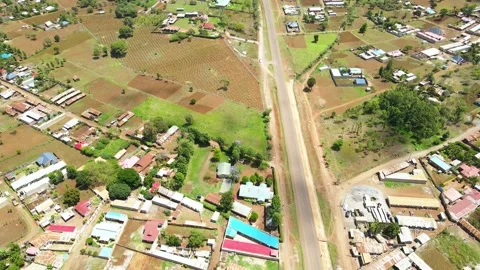 Rural Africa settlements, Green agricult... | Stock Video | Pond5