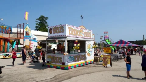 Rural County Fair Amusement Events - Sid... | Stock Video | Pond5