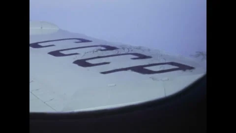 Russia 1977, 70s Soviet Flight: Detail o... | Stock Video | Pond5