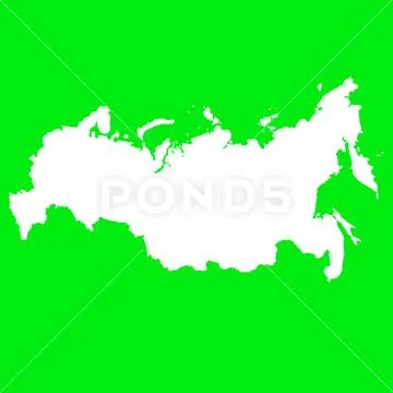 Russia Map Outline Outline Map Russia Vectors Images