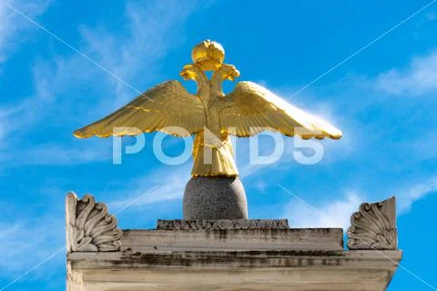 Russia russian eagle state symbol karaim official federation flag city ...