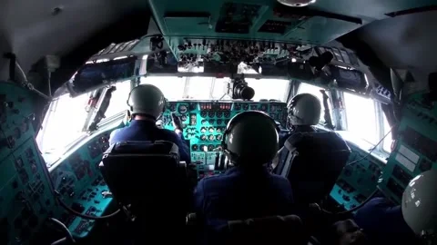 Russian Army - aircraft cockpit during p... | Stock Video | Pond5
