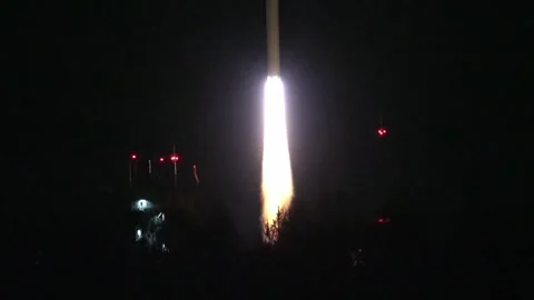 Russian army aviation - space rocket tak... | Stock Video | Pond5