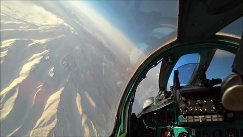 Russian army aviation - A view from the ... | Stock Video | Pond5