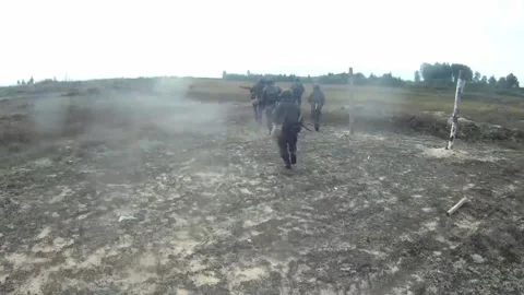 Russian Army - Group of Russian soldiers... | Stock Video | Pond5