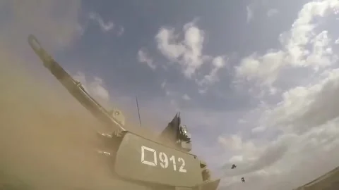 Russian Army - Machine gun shots from an... | Stock Video | Pond5