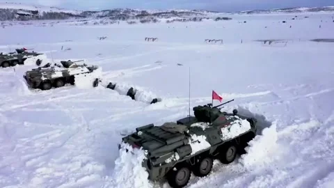 Russian Army - The soldiers run up to th... | Stock Video | Pond5