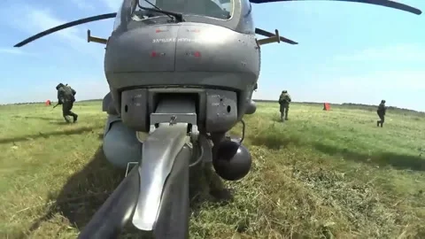 Russian Army - Soldiers running out of t... | Stock Video | Pond5