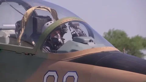 Russian Army - View inside the cockpit o... | Stock Video | Pond5