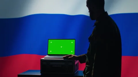 Russian ex KGB FSB service using radar o... | Stock Video | Pond5