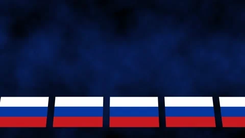 Russian Federation Russia Flag Animated ... | Stock Video | Pond5