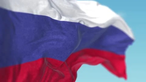 Russian Flag Waving Motion Background Vi... | Stock Video | Pond5