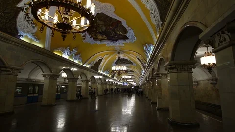 Soviet Metro Stations Stock Footage ~ Royalty Free Stock Videos | Pond5