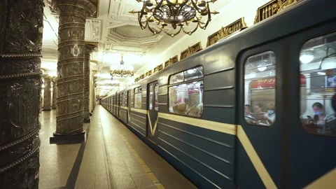 Soviet Metro Stations Stock Footage ~ Royalty Free Stock Videos | Pond5