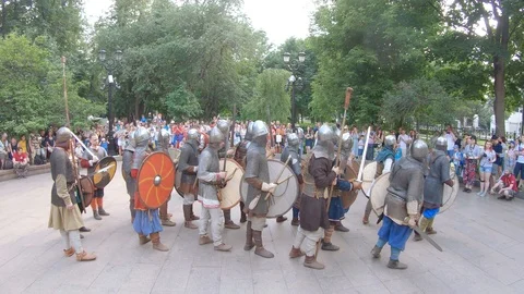 Russian military squad | Stock Video | Pond5