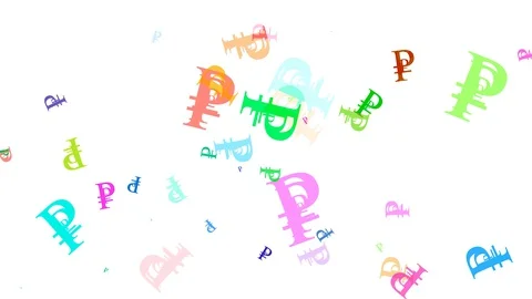 Russian Ruble Symbol Smashing Up Seamles... | Stock Video | Pond5