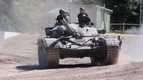 Russian Soviet T72 Main Battle Tank | Stock Video | Pond5