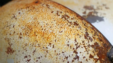 rust texture. rusty metal. rust on silve... | Stock Video | Pond5