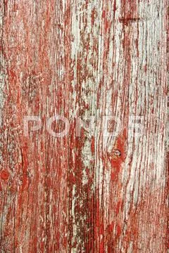 Rustic red barnwood background Stock Photo ~ Image #40670330