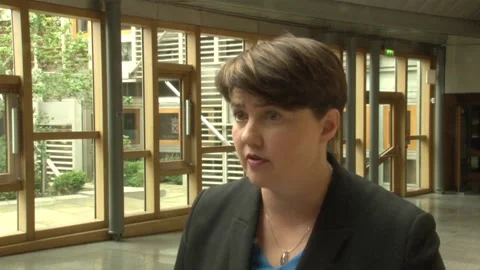 Ruth Davidson on her meeting with Boris ... | Stock Video | Pond5