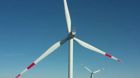 RWE Wind Onshore Wind Turbine Expansion | Stock Video | Pond5