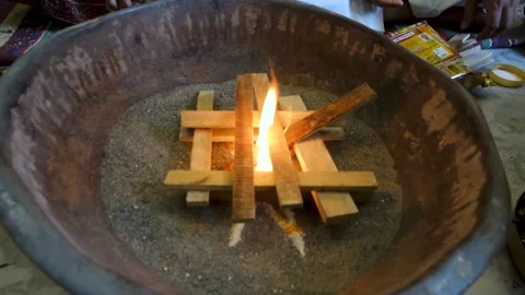 Indian Hawan Stock Videos – Royalty-Free HD & 4K Videos