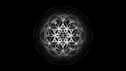 Sacred Geometry Loop - Seed of Life | Stock Video | Pond5