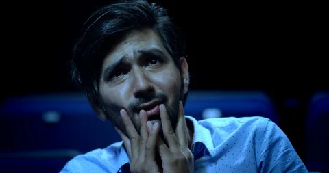 Sad and upset Indian man crying at a sad... | Stock Video | Pond5