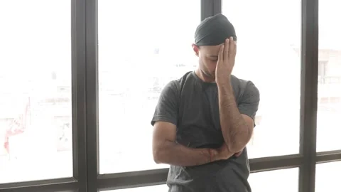 Sad and worried Indian man cancer patien... | Stock Video | Pond5